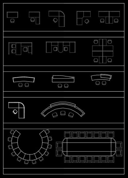Poker Table With 7 Chairs 2d Dwg Block For Autocad Designs Cad