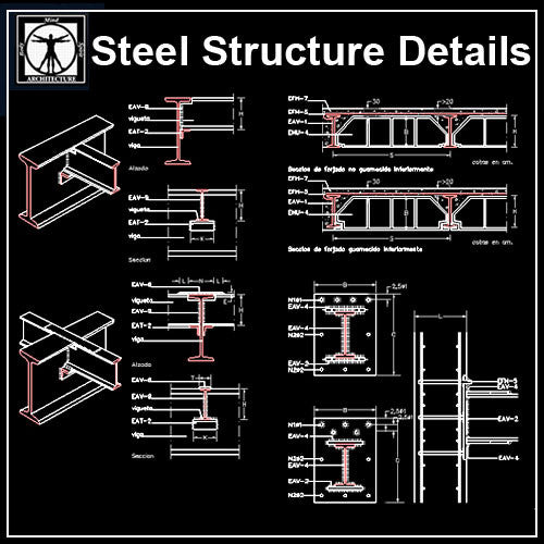 Structural Steel Shapes Autocad