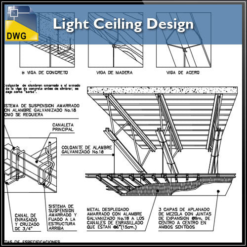 Autocad Fixtures Lighting Ceil
