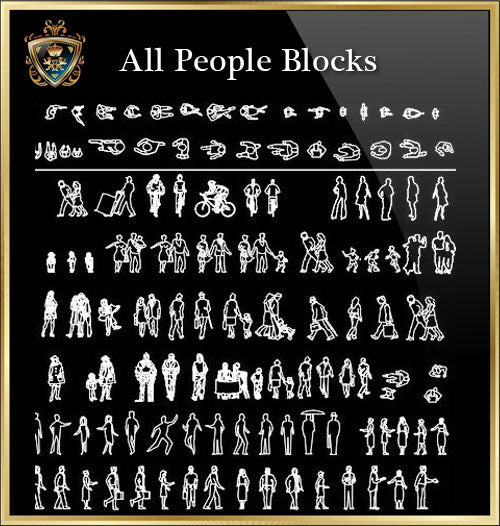 Free 3d Autocad People Blocks