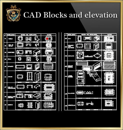 All Interior Design Blocks And Elevation Cad Design Free Cad Blocks