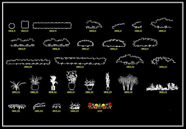 Landscape 2D Blocks – CAD Design | Free CAD Blocks,Drawings,Details